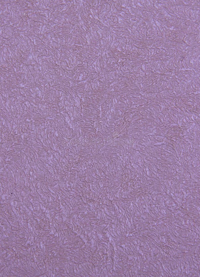 A Wall with Decorative Coating Painted in Lilac Stock Image - Image of ...