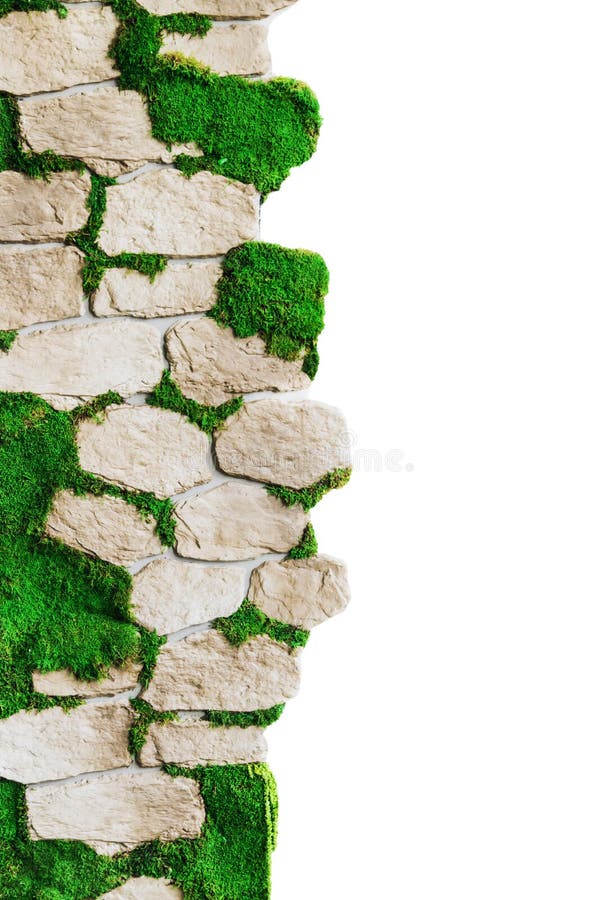 Stone with moss stock image. Image of stone, texture - 48206751