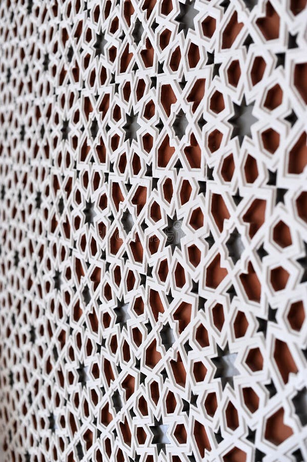 Wall Design Inside the Mosque Stock Photo - Image of architecture ...