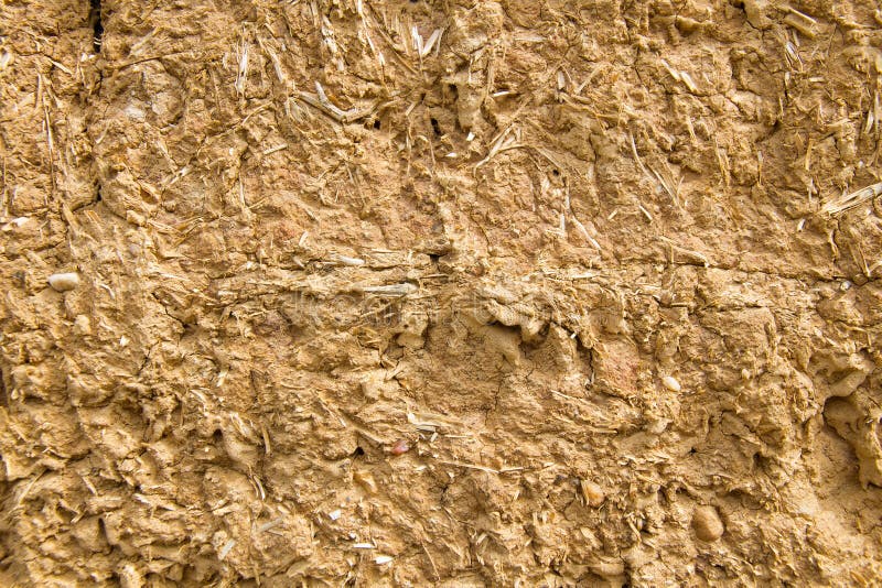 Plaster of clay and straw stock image. Image of parget - 70678381
