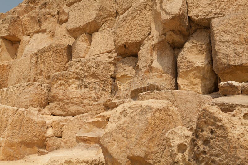 Wall of Egyptian pyramid stock photo. Image of limestone - 1921138
