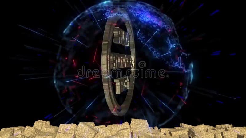 Wall Explosion, Destruction. 3D Animation Stock Video - Video of brick ...