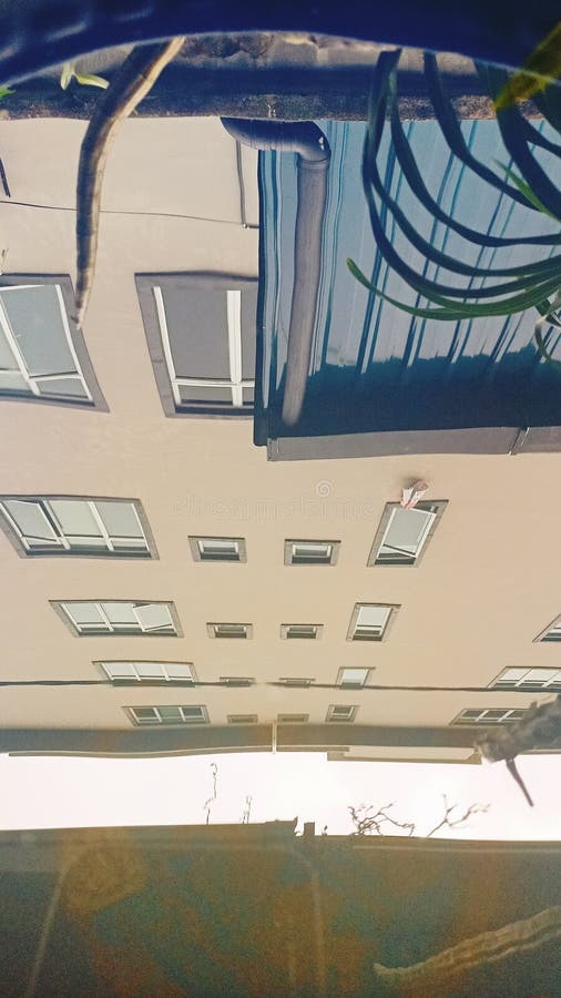 Reflection on the building stock photo. Image of shot - 97425824