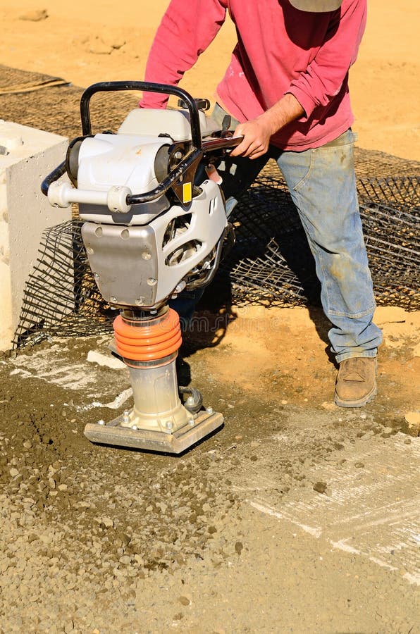 Wall Fill stock image. Image of base, soil, jumping, rammer - 58770423