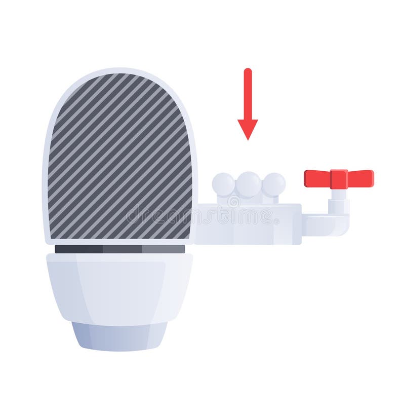 Wall Filter Profile Composition Stock Vector - Illustration of mineral ...