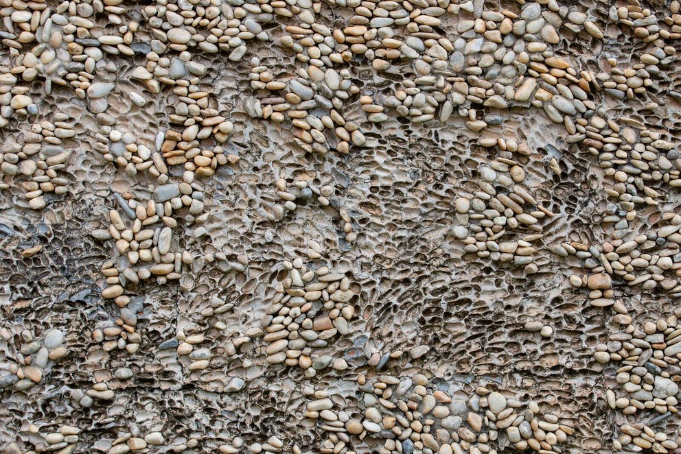 Wall with Fine Stone Texture in Full Frame Stock Photo - Image of brick, texture: 260482108