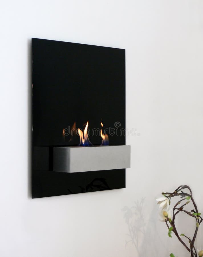 Living room with fireplace stock photo. Image of home - 4382158