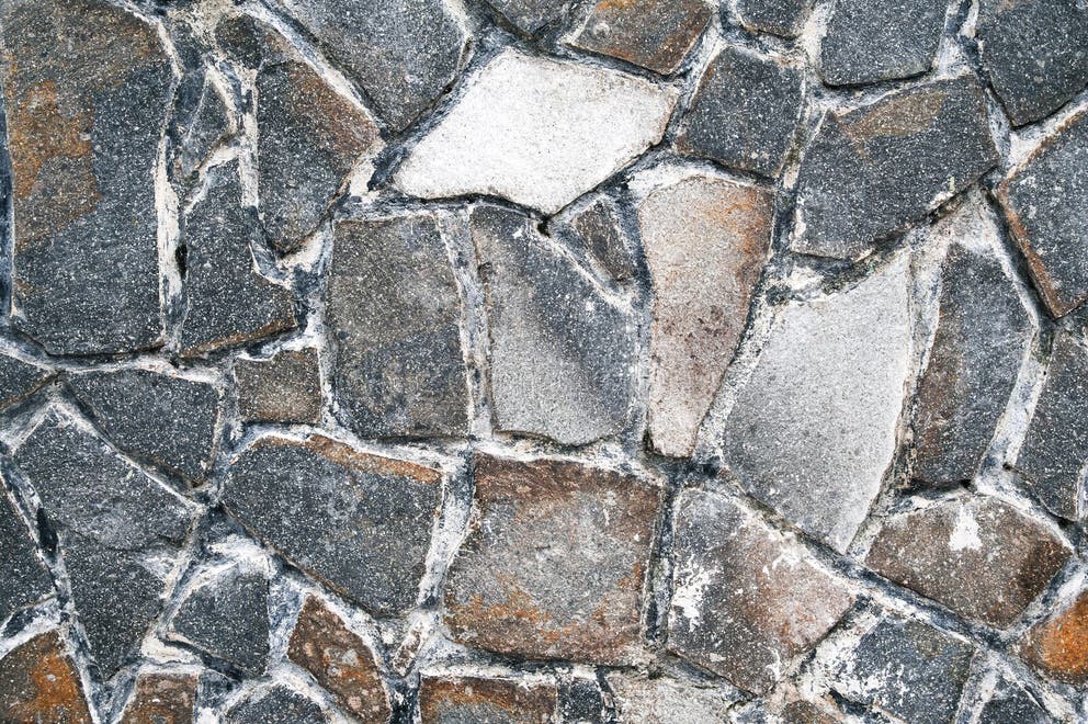 Wall or Floor Cladding with Uneven Stone Slab Texture Stock Image ...