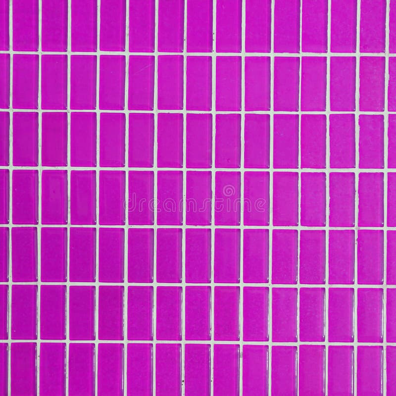 Wall and Floor Mosaic Tiles Purple Color Stock Image - Image of purple ...