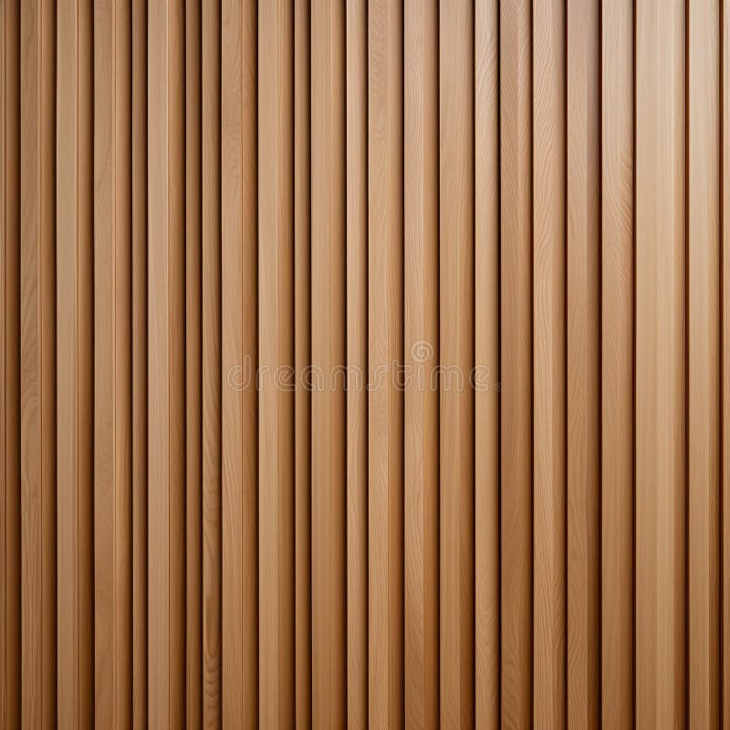 Wall with a Fluted Wood Panel Background Stock Image - Image of pattern ...