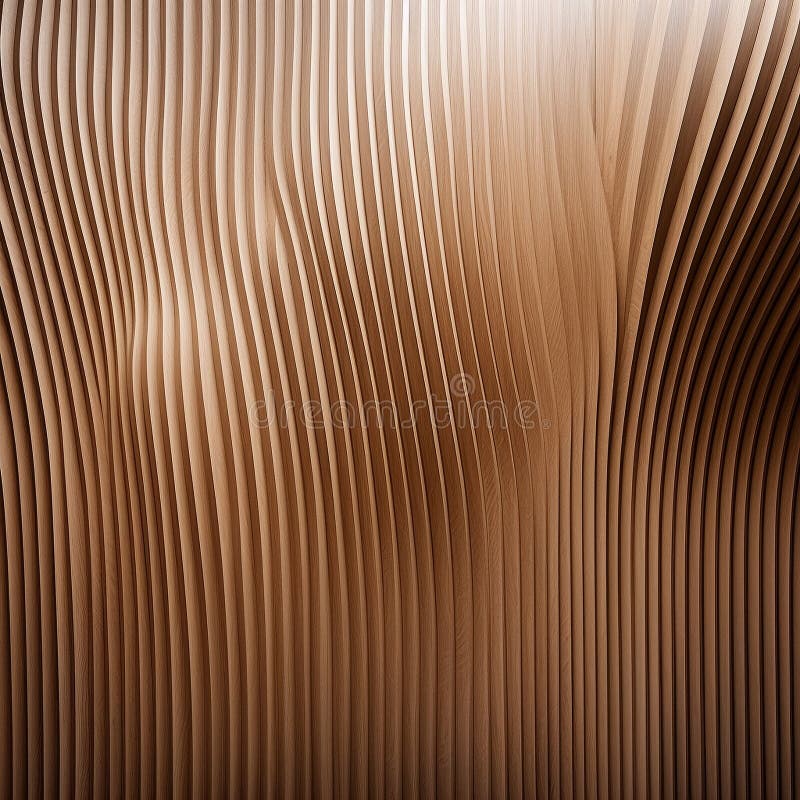 Fluted Wood Texture for Wall Clading or Interior Furniture Stock Image ...