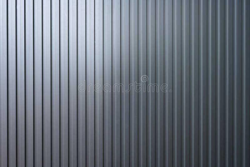 Wall Formed by a Formed Metal Panel Stock Image - Image of industrial ...