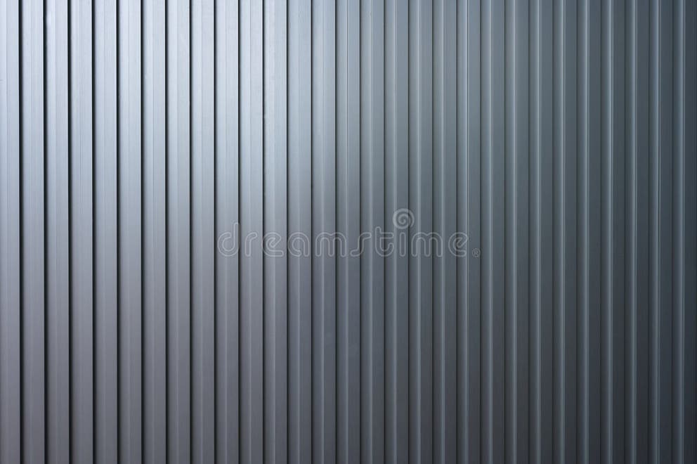 Wall Formed by a Formed Metal Panel Stock Image - Image of industrial ...