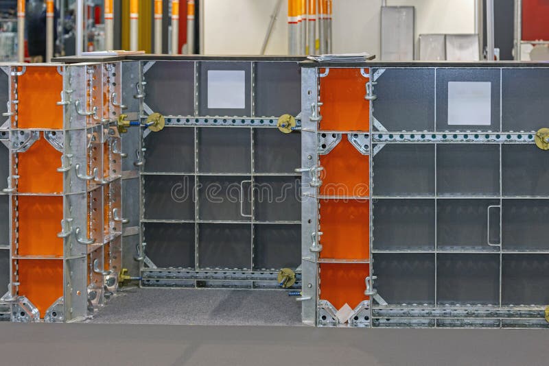 Wall Formwork System stock image. Image of post, industry - 366032751