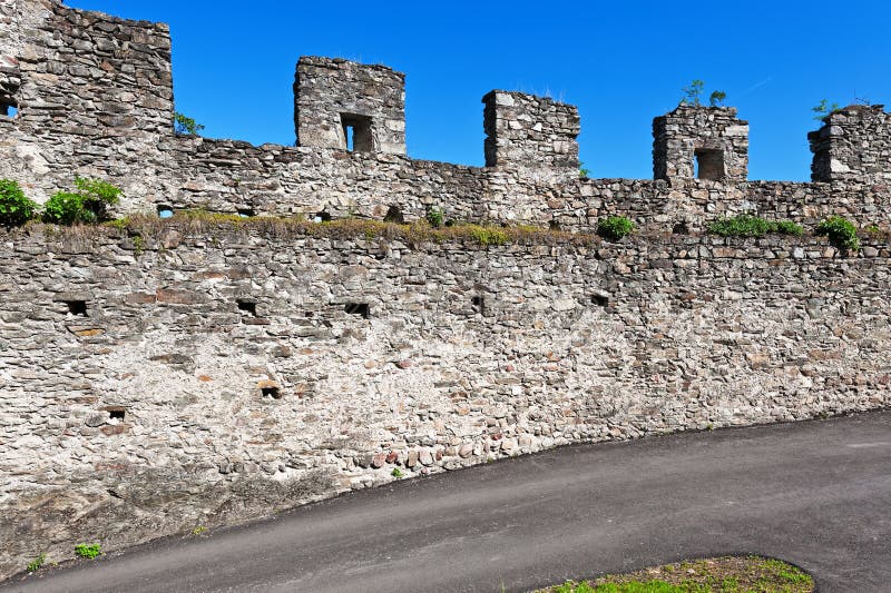 Wall of Fortress stock image. Image of stone, culture - 30792645