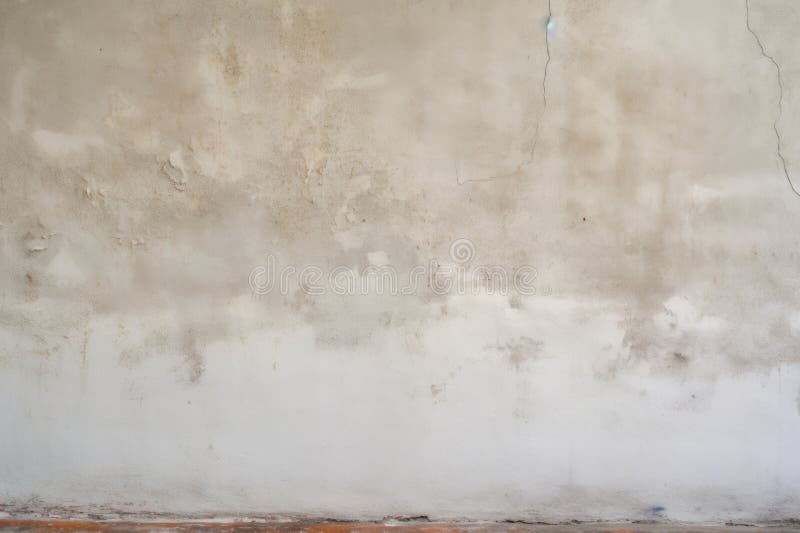 Wall Freshly Repaired with Plaster and Still Unpainted Stock Photo ...
