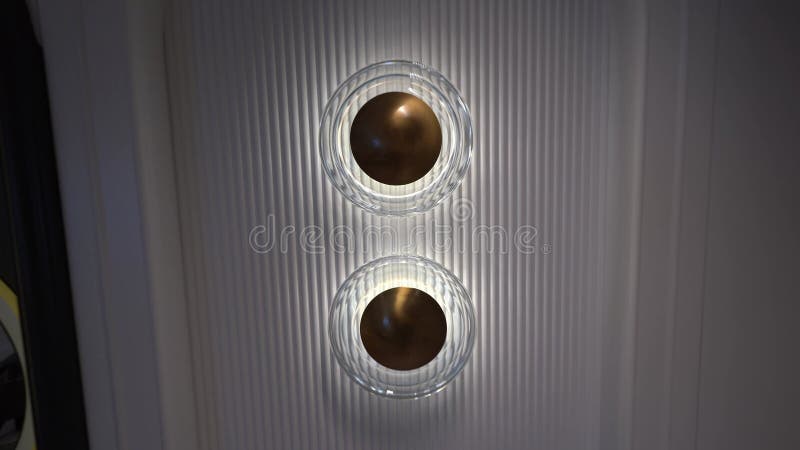 Wall Glow Artistry: Unique Light Patterns Shine Stock Video - Video of ...