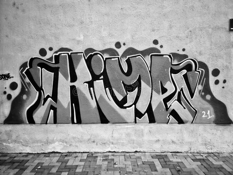Wall graffiti in Bucharest stock photo. Image of graffiti - 262141492