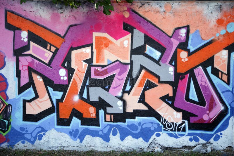 Wall graffiti editorial stock photo. Image of magic, graffiti - 55143833