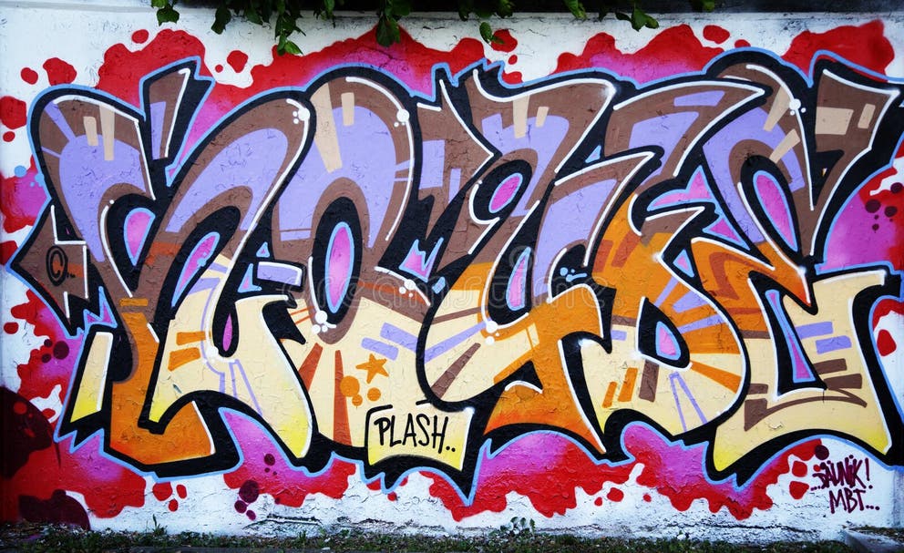 Wall graffiti editorial stock photo. Image of magic, graffiti - 55143833