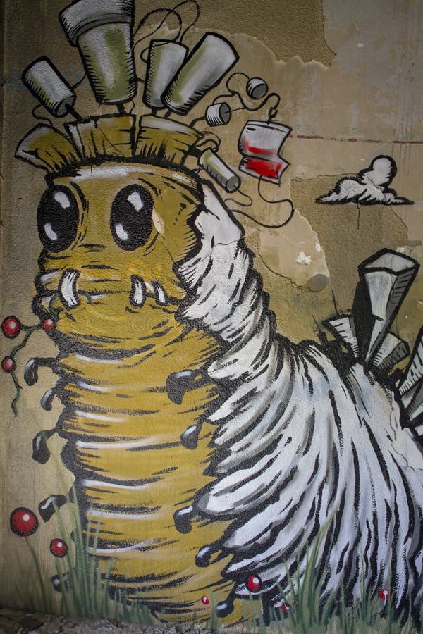 Graffiti of and Ancient Myth Editorial Image - Image of eastern ...