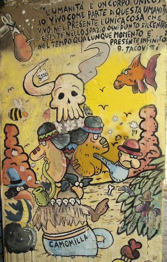 Wall Street Art Design Amazing Color Graffiti Comics Style Editorial ...