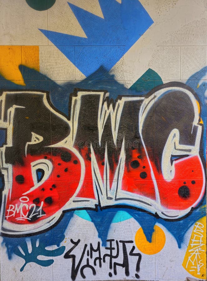 Wall Graffiti on the Streets of Bucharest Stock Image - Image of ...