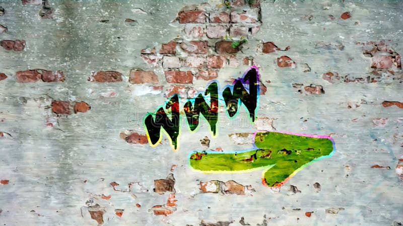 Wall Graffiti To Forgiveness Versus Revenge Stock Illustration ...