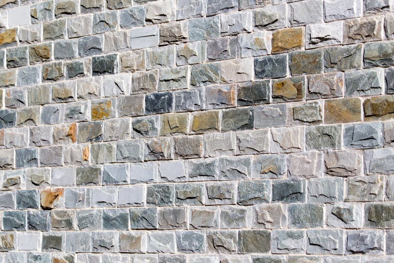 Wall of Granite Bricks As Background Stock Photo - Image of granite ...