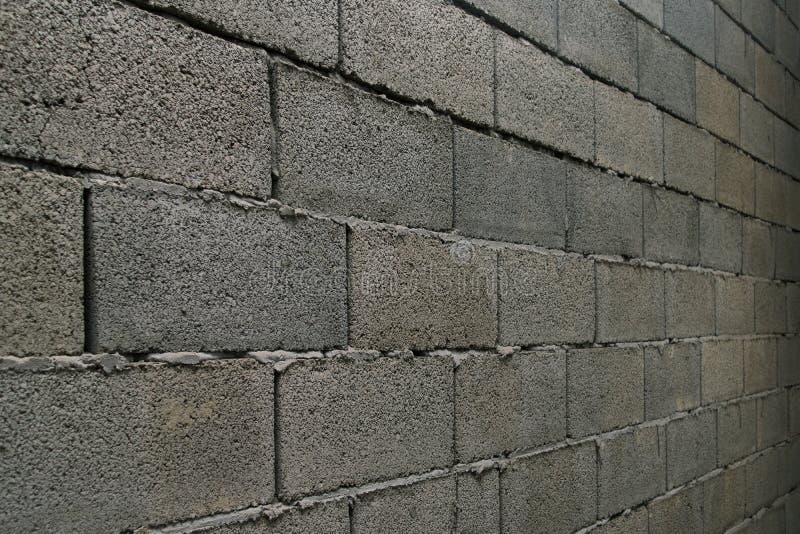 Wall of gray block brick stock image. Image of architecture - 106763255