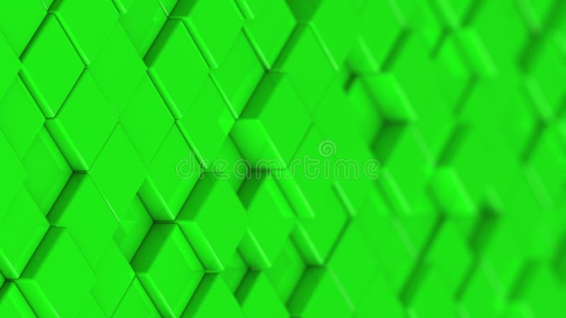 Green Cubes Moving Up and Down in a Random Pattern. Stock Video - Video ...