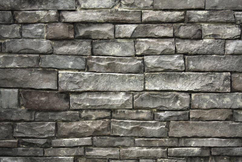 Wall of Grey Stacked Stones Stock Photo - Image of abstract, hard: 14209274