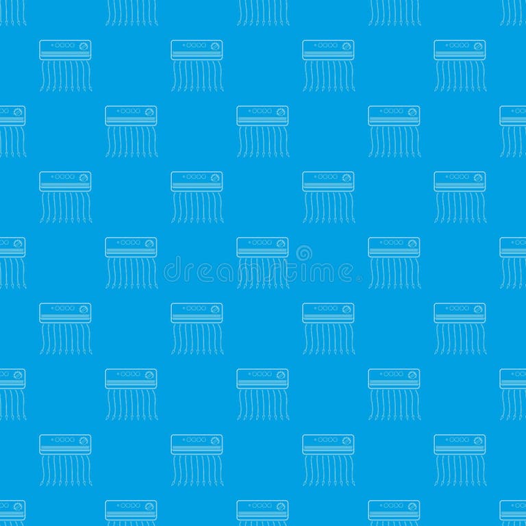 Wall Heater Pattern Vector Seamless Blue Stock Vector - Illustration of ...