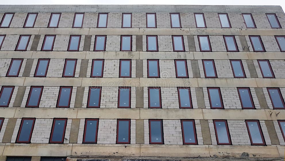 The Wall of a High-rise Building without Cladding with Predominant ...