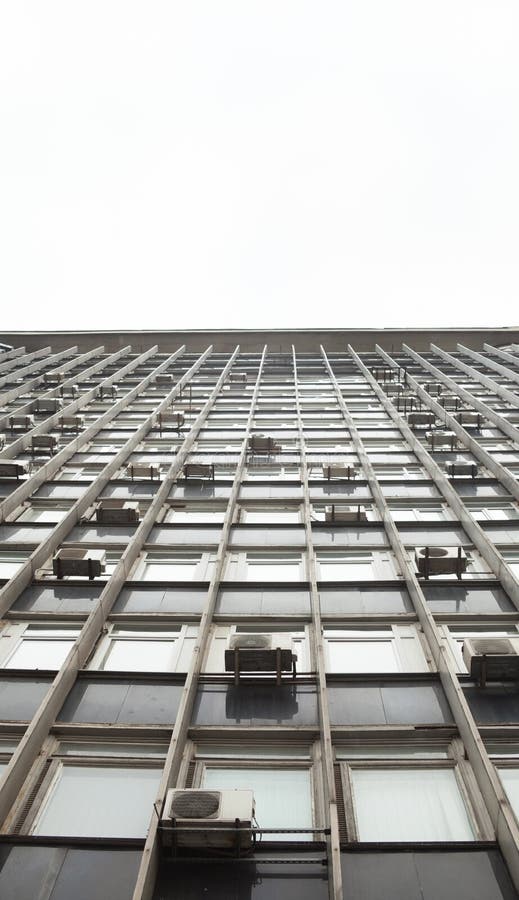 Wall of the High-rise Building Stock Photo - Image of contemporary ...