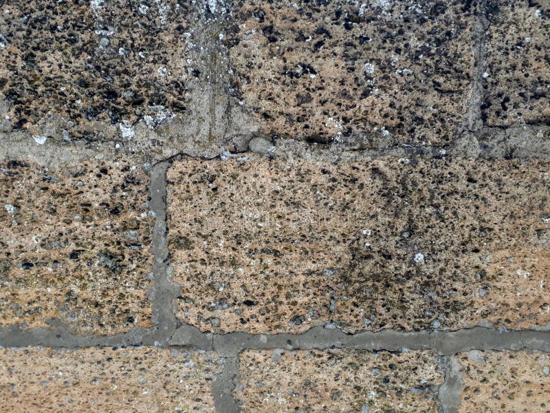 Wall of Coarse-grained Stone Stock Photo - Image of coarsegrained ...