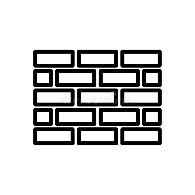 Wall Icon Flat Vector Template Design Trendy Stock Vector ...