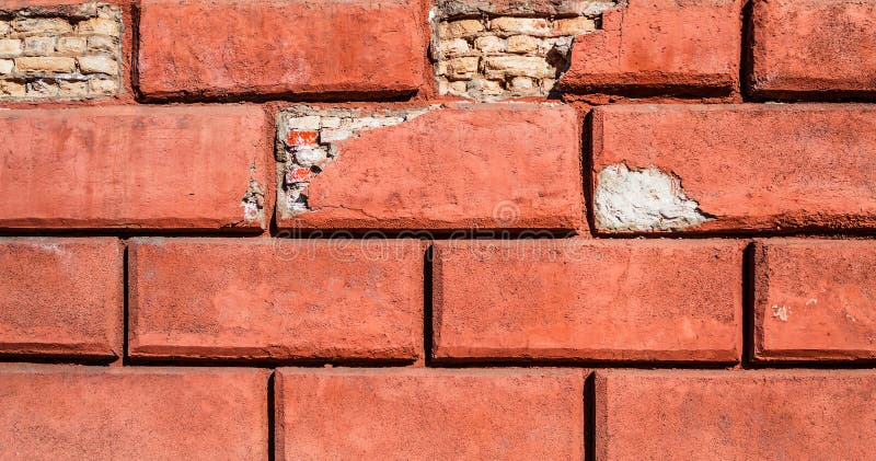 Hidden Brick Wall stock image. Image of exposed, distressed - 9969031