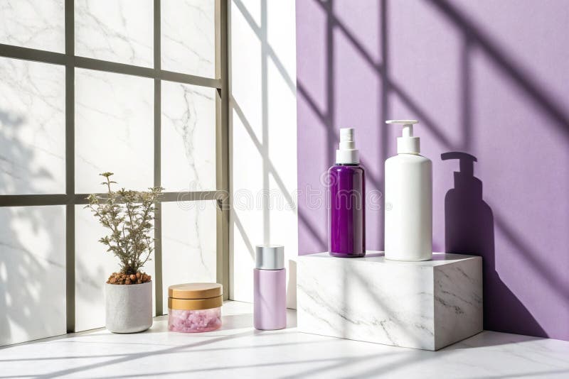 Wall Interior Background with Shadow from Window for Product Display ...