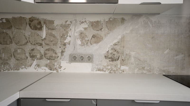 Wall for the Future Apron Made of Tiles. Wall in the Kitchen, Tiles for ...