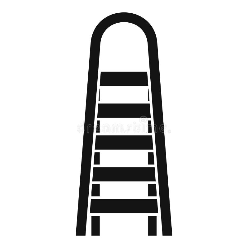 Rung Ladder Icon Outline Vector. Wood Construction Stock Illustration ...