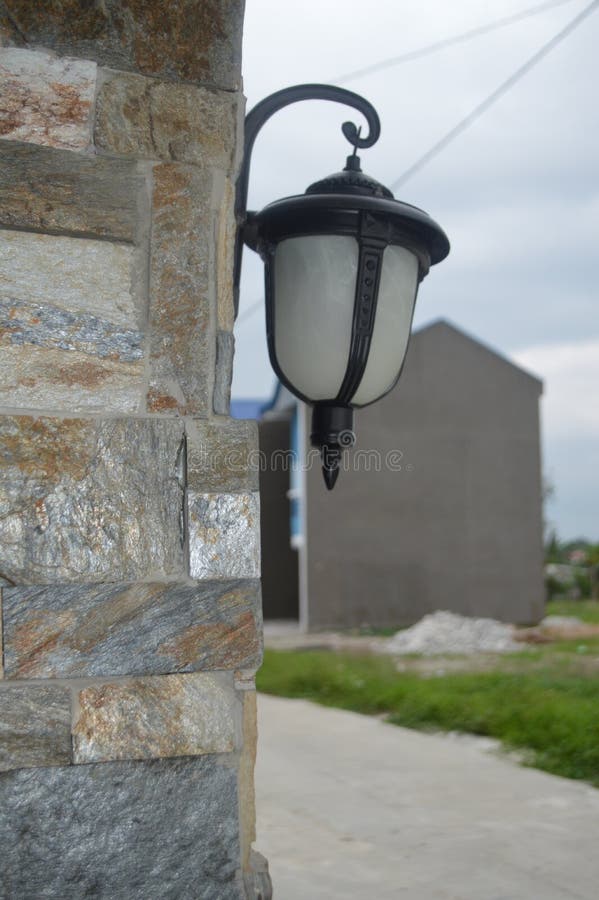Wall Lamp Designs and Fixtures Stock Photo - Image of wall, beautiful ...