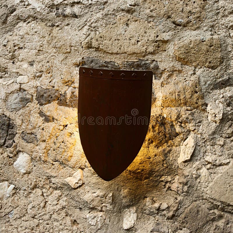 Wall Lamp,shield,soft Light,italy Stock Image - Image of north ...