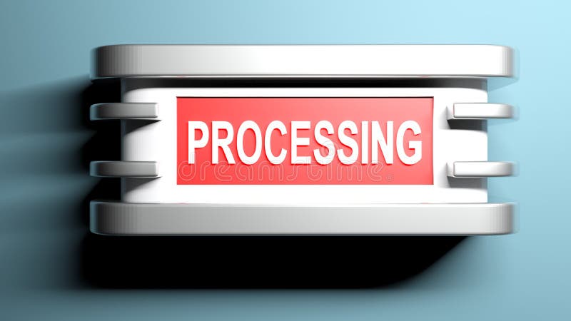 Icon Processing Bar with Gears - Vector Stock Vector - Illustration of ...