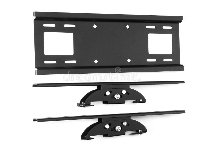 Wall LCD bracket stock image. Image of object, carpentry - 40843849