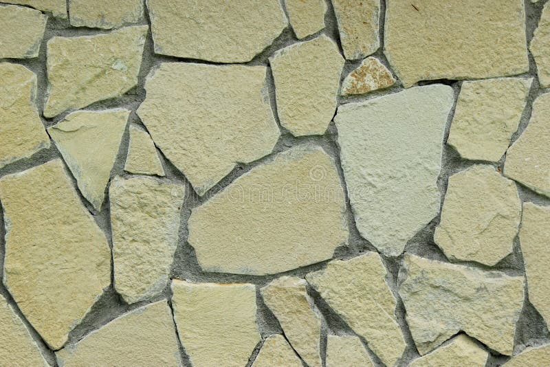 Wall of Light Colored Stone Stock Image - Image of rock, exterior: 73016545