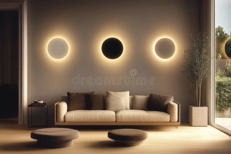 Wall Lights Eclipse-like Lamps Where Illumination Emerges from a ...