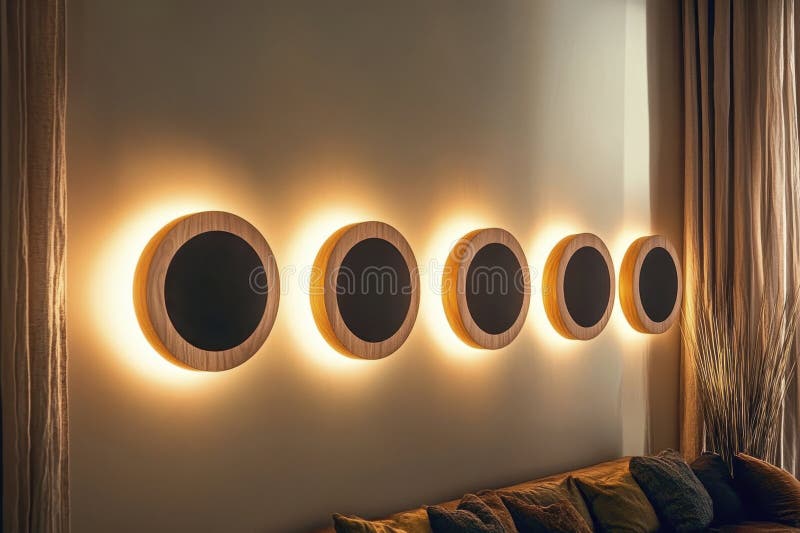 Wall Lights Eclipse-like Lamps Where Illumination Emerges from a ...