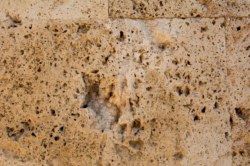 A Wall of Limestone Background Stock Photo - Image of structure ...