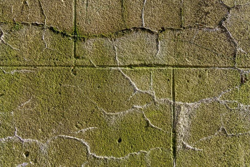 A Wall of Limestone Blocks Cracked from Dampness. Texture Background or ...